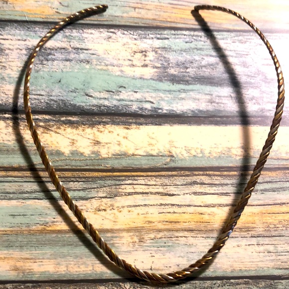 Jewelry | 33 Vintage Copper And Brass Choker Necklace | Poshmark